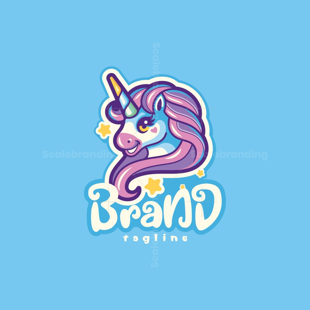 Cute Unicorn Logo | Scalebranding