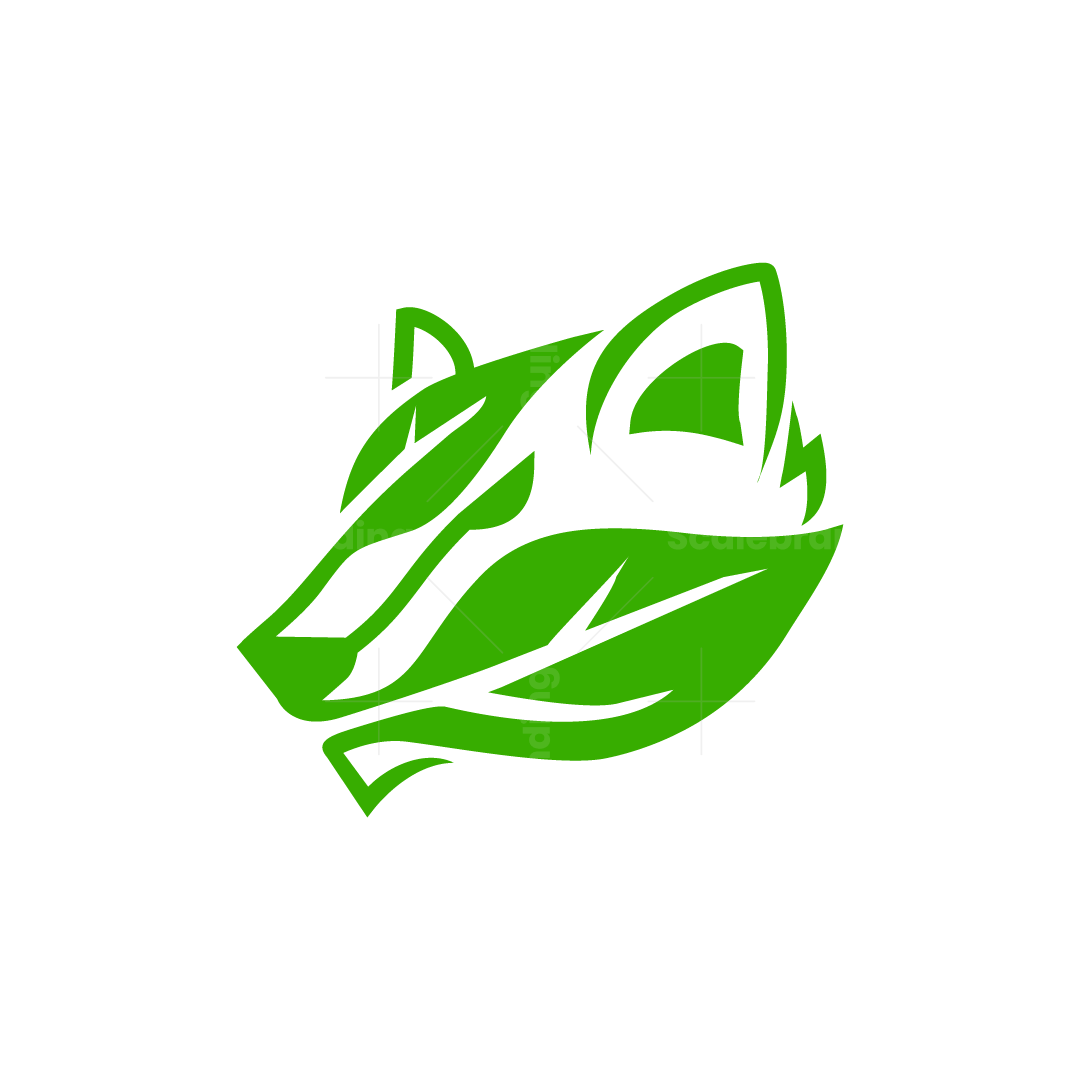The Eco Wolf Nature Logo | Scalebranding