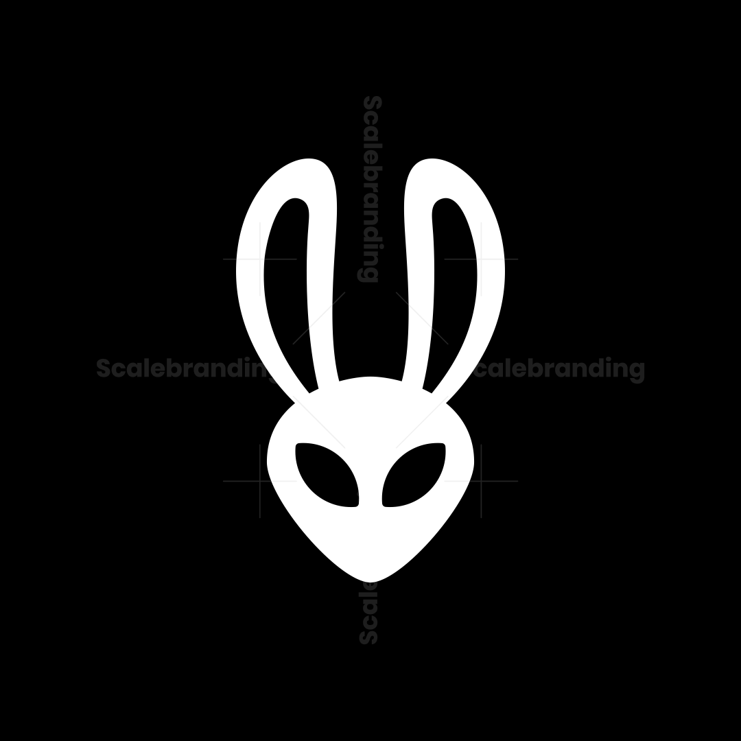 Iconic Alien Bunny Head Logo | Scalebranding