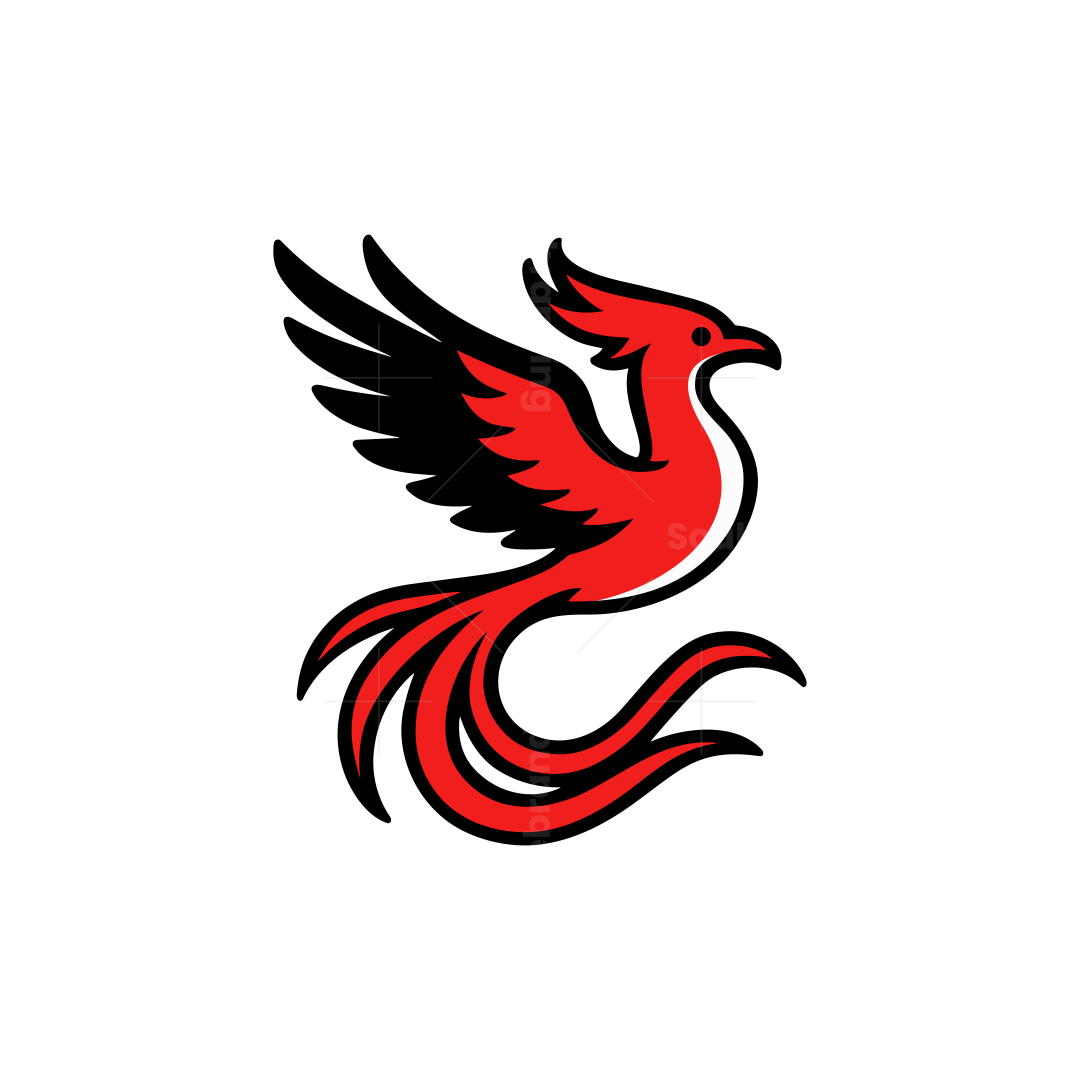 Bold Flying Phoenix Logo Design | Scalebranding