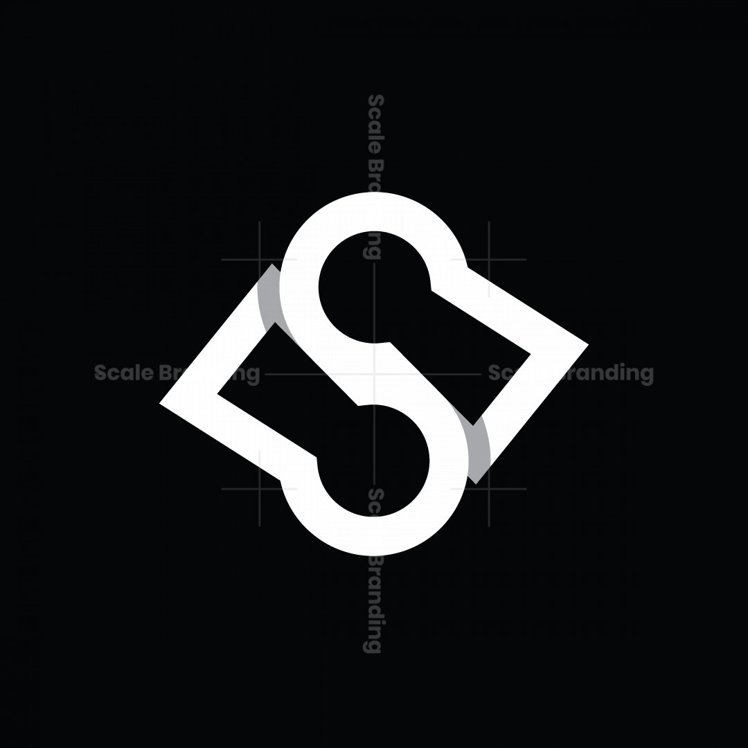 Letter S Twin Lock Logo | Scalebranding