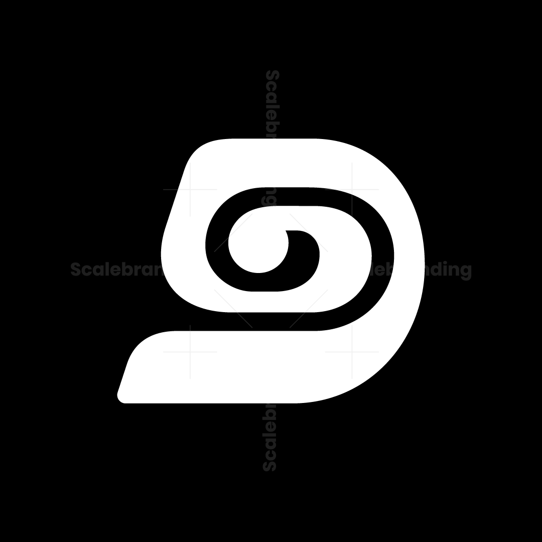 Letter D Spiral Letter logo | Scalebranding