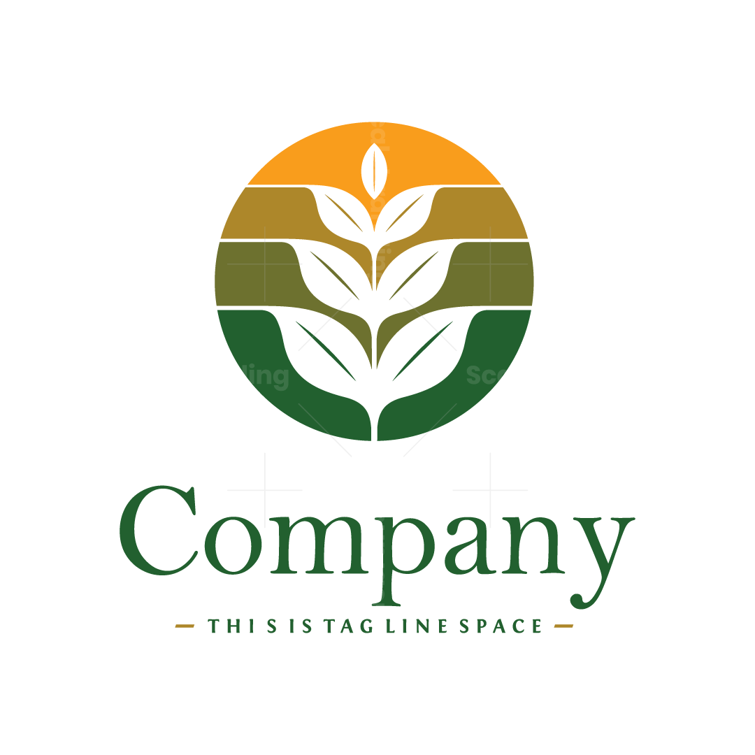Tea Farm Sun Harvest logo | Scalebranding