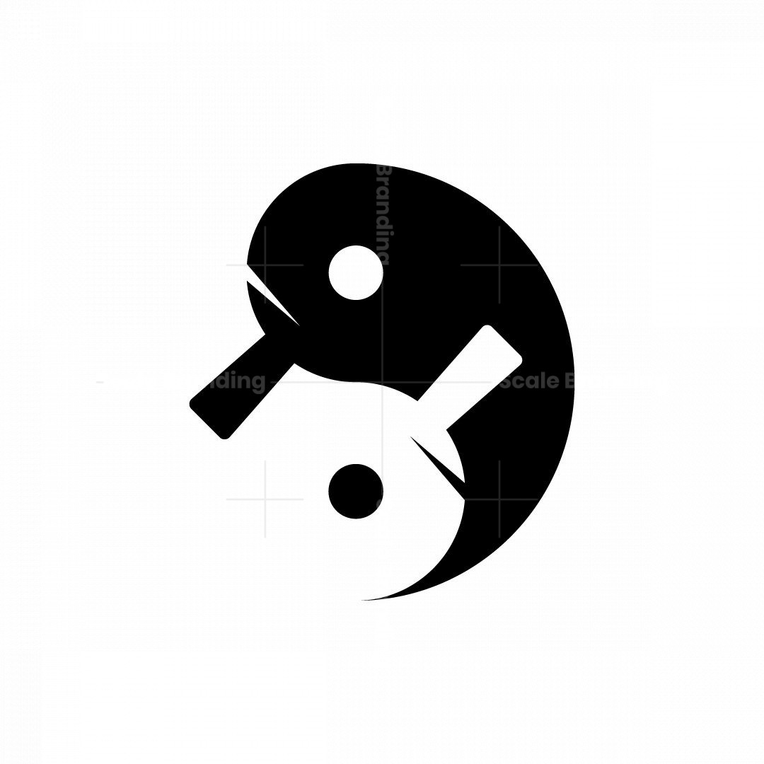 Yin Yang Ping Pong Logo | Scalebranding