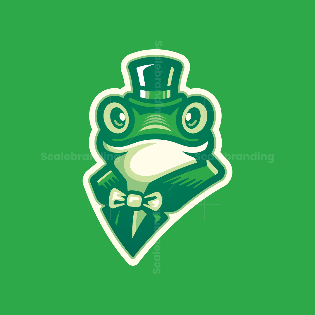 Mr Frog Gentleman Mascot Logo | Scalebranding