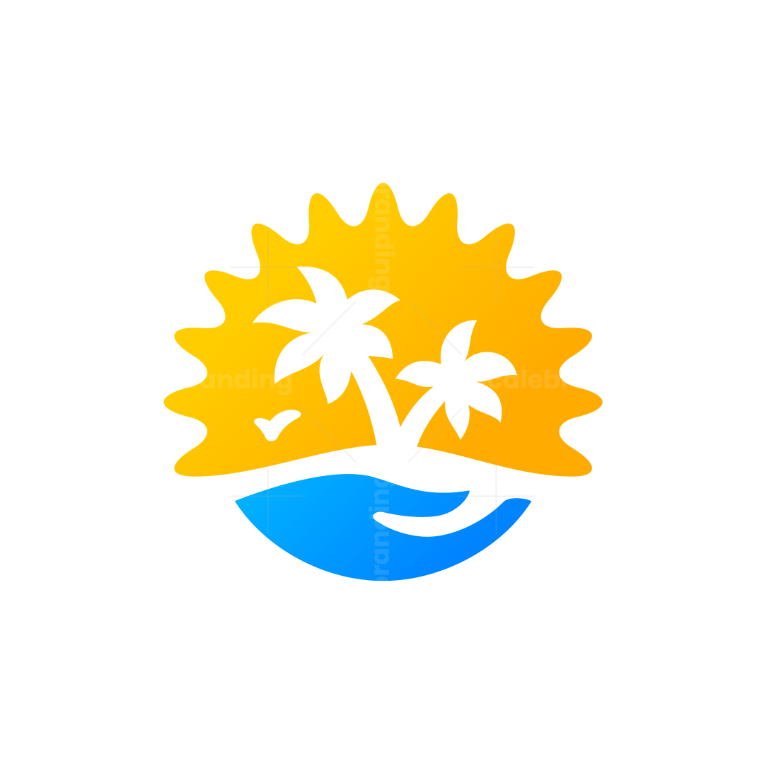 Holiday Island Travel Hand logo | Scalebranding