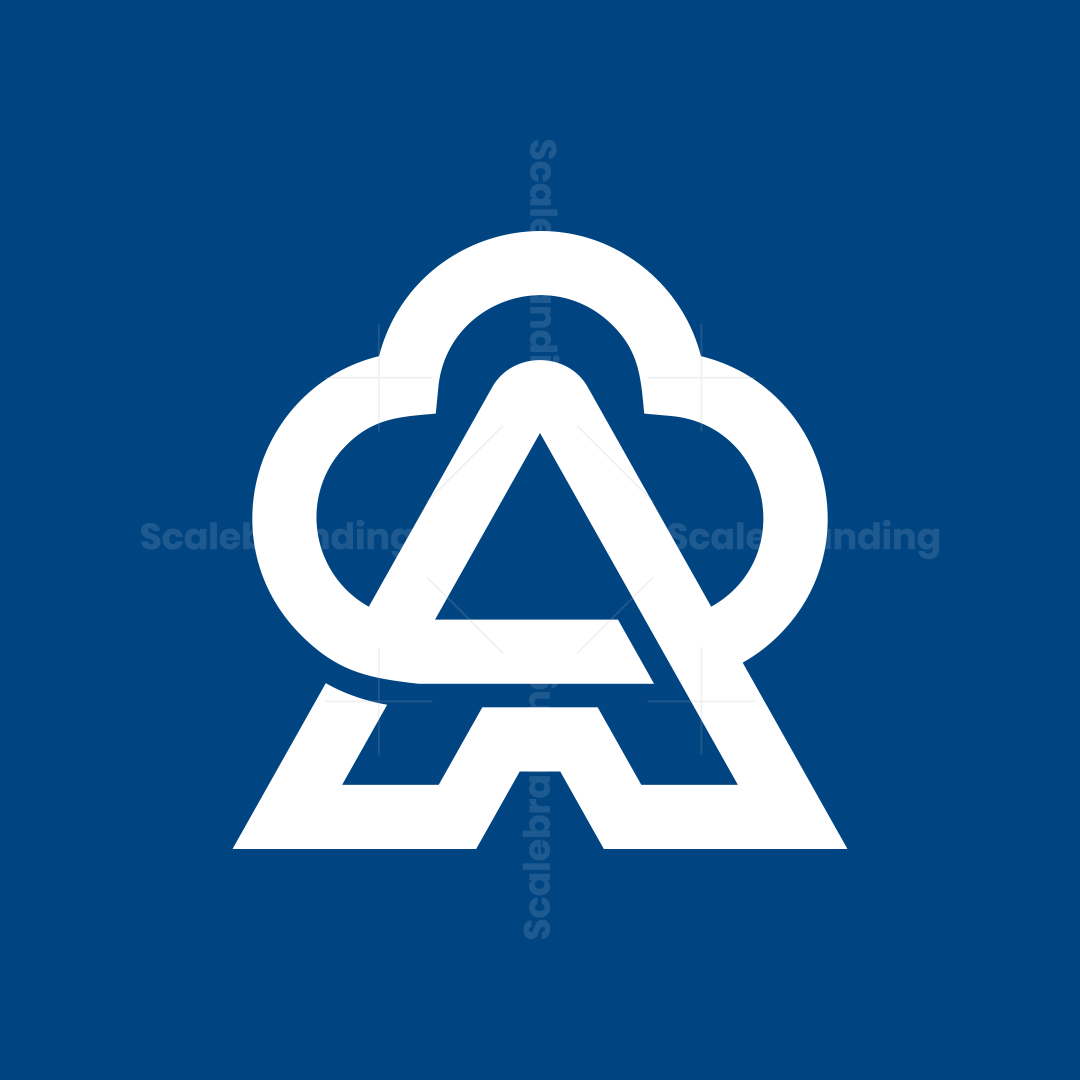 Letter A Cloud Modern logo | Scalebranding