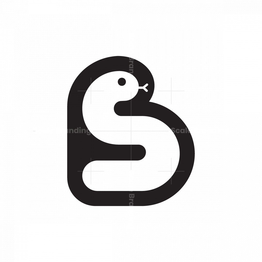 Letter B Snake Logo | Scalebranding