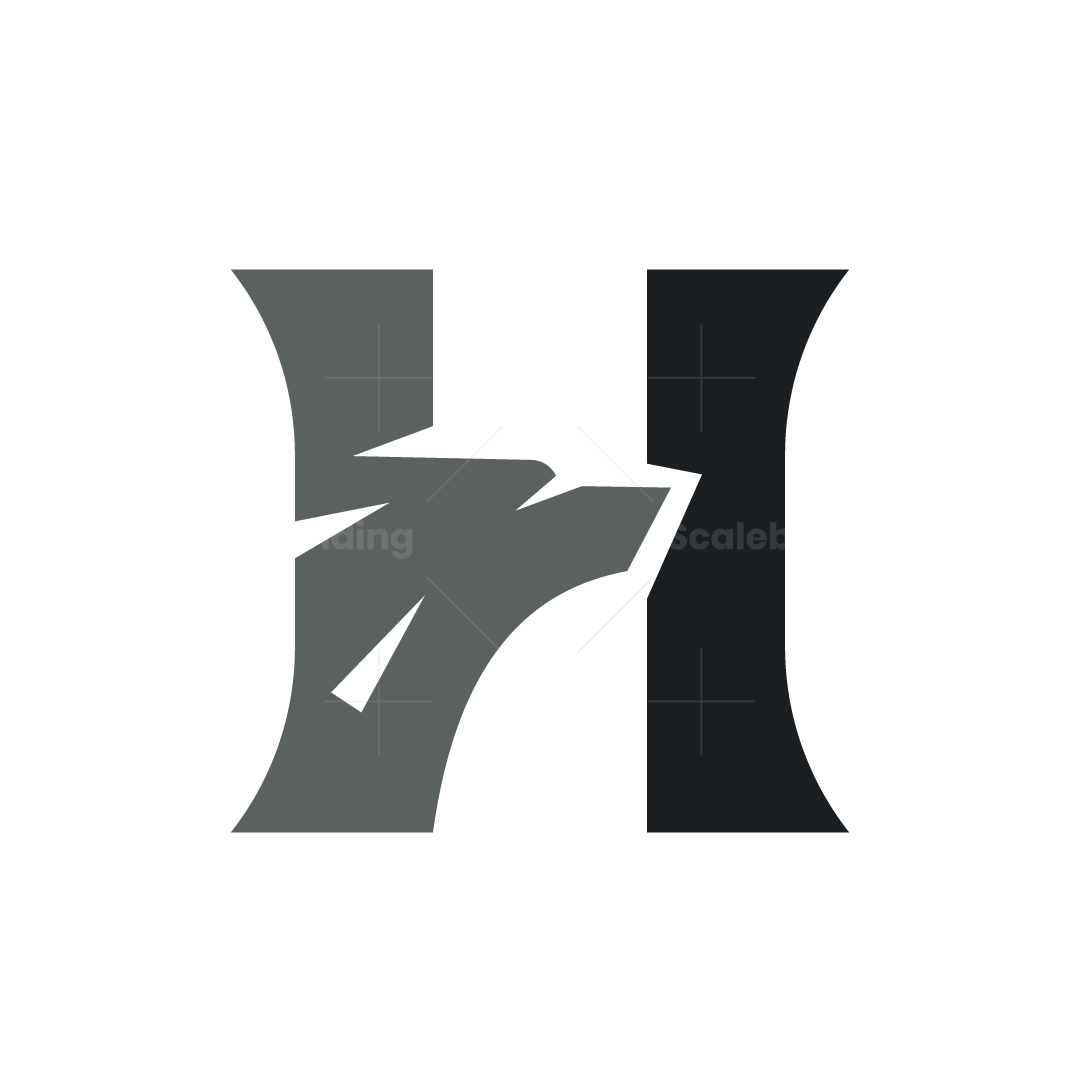Letter H Wolf Logo | Scalebranding