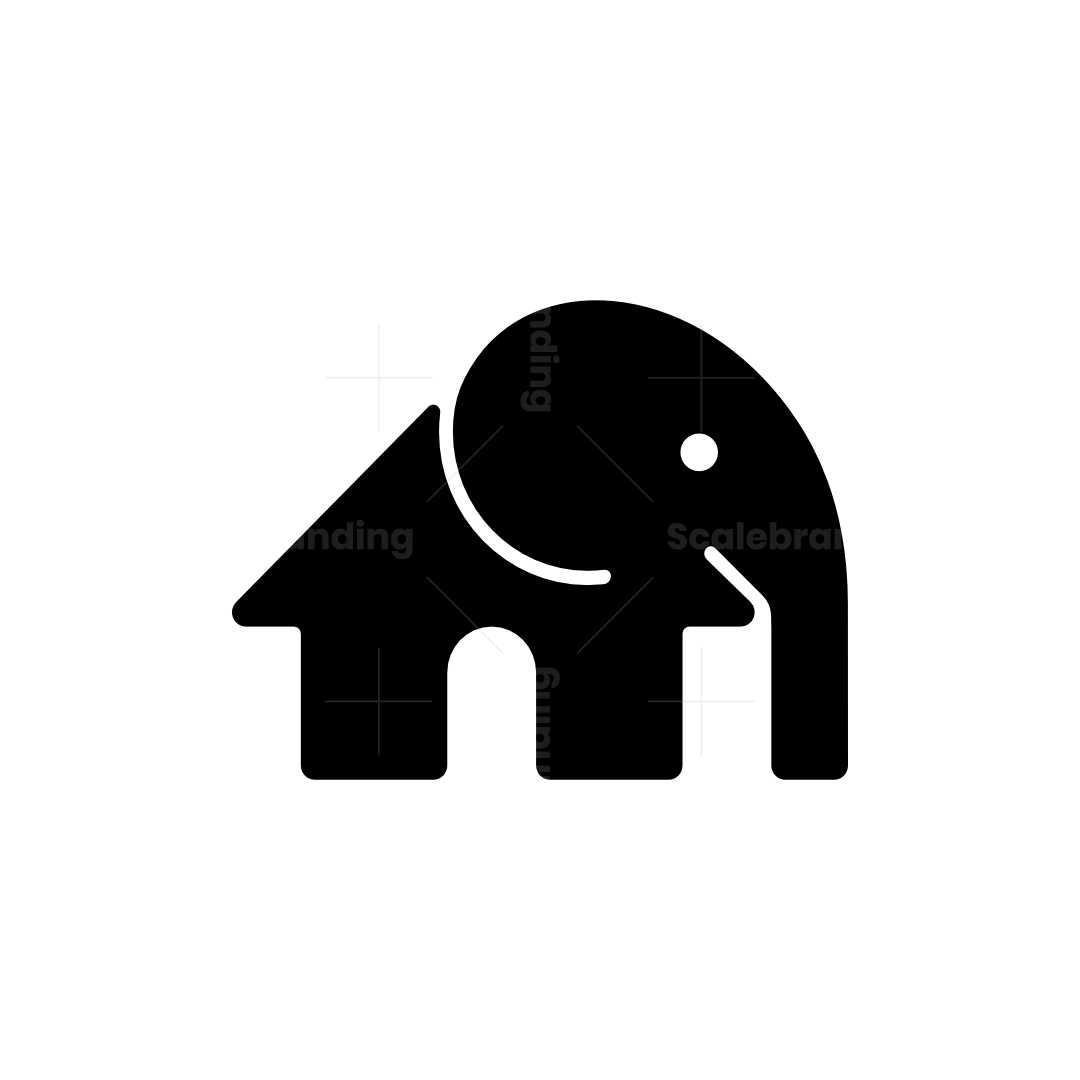 Simple Elephant House logo | Scalebranding