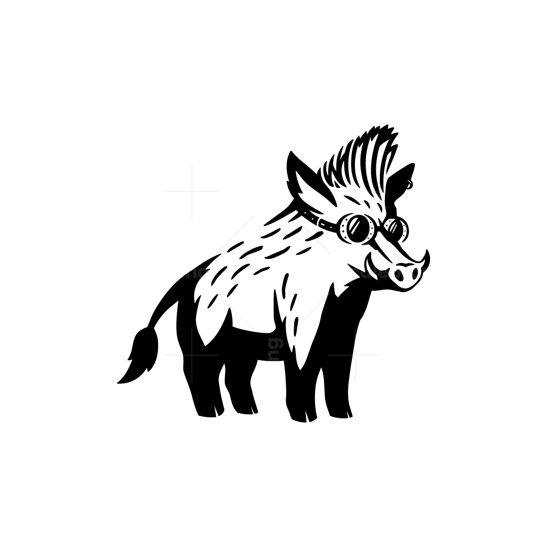 The Radical Punk Boar Logo | Scalebranding