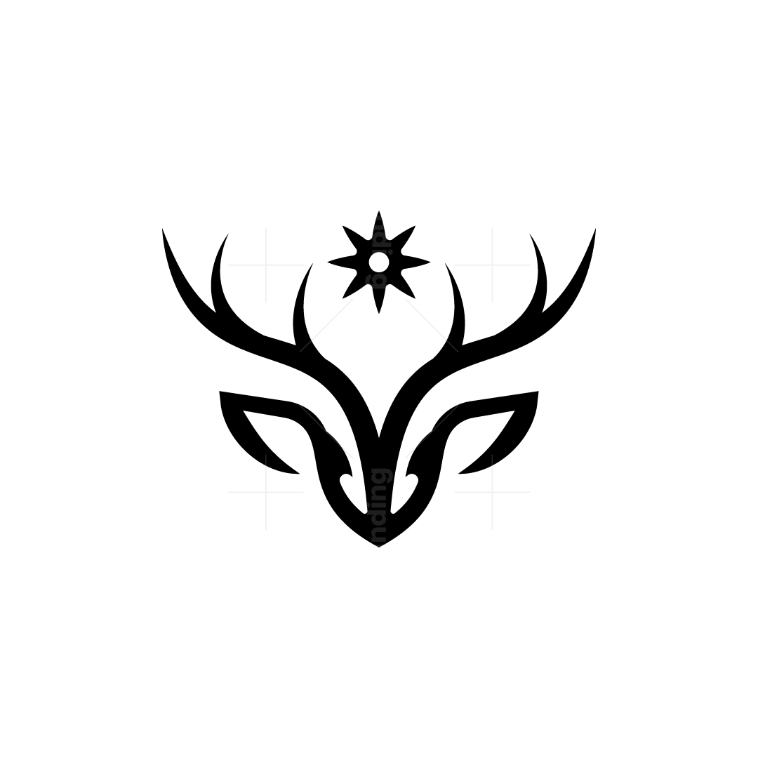 Iconic Stardust Deer Unique logo | Scalebranding