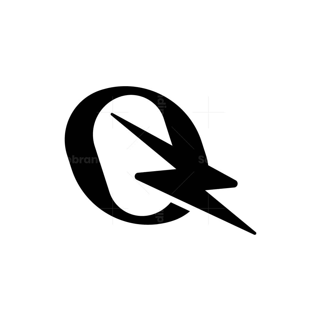 Letter Q power mark logo | Scalebranding