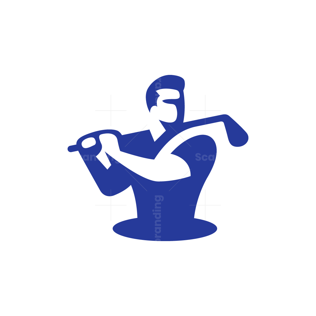 Executive Businessman Rich Golfer Logo | Scalebranding