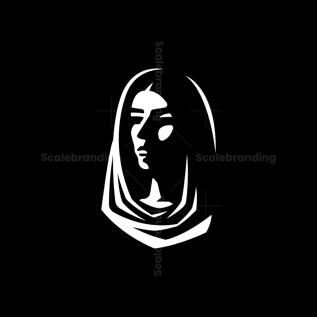 A Beauty Veiled Woman Logo | Scalebranding