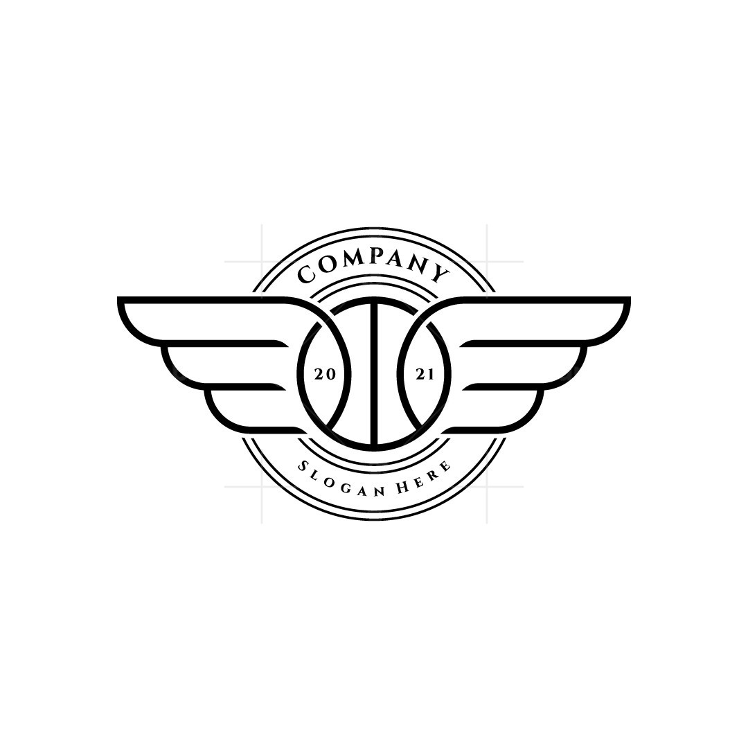 Winged Basketball Logo | Scalebranding