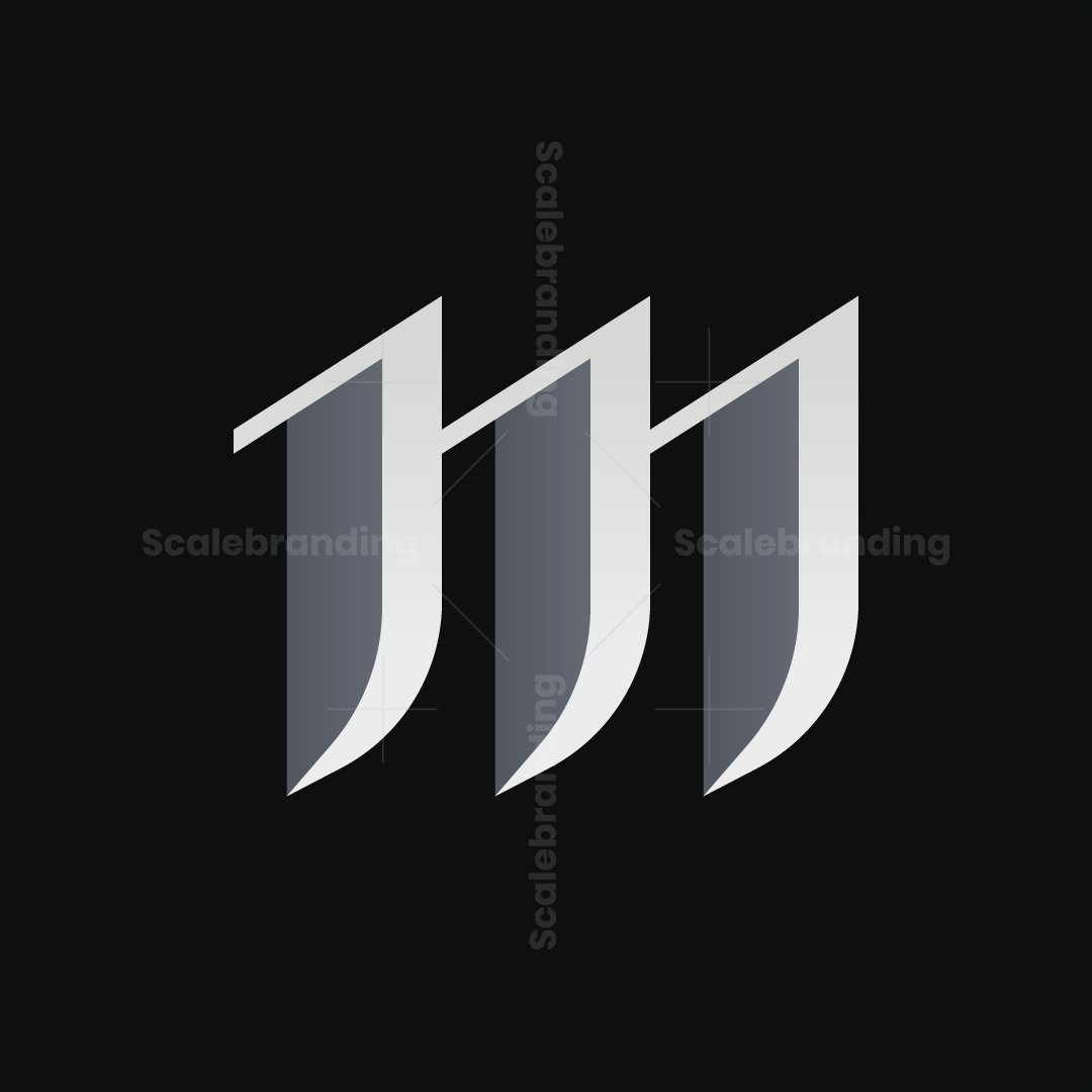Letter M and Blades Logo | Scalebranding