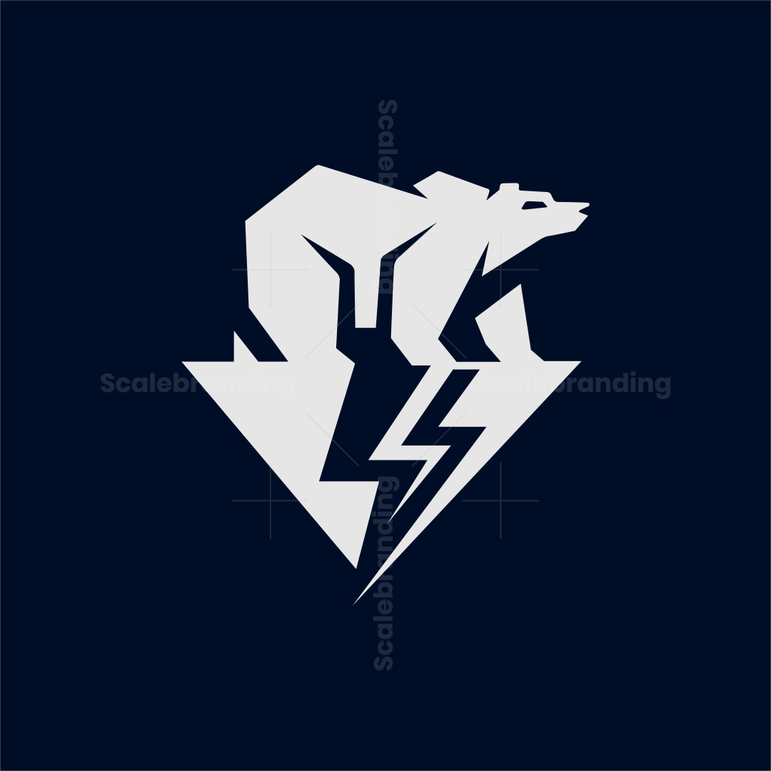 Bear Logo Thunder Bear Logo | Scalebranding