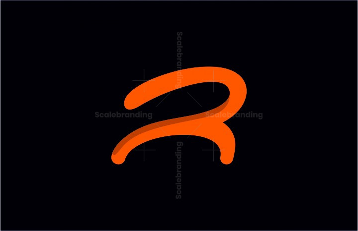 Letter R Bunny Jumping Logo | Scalebranding
