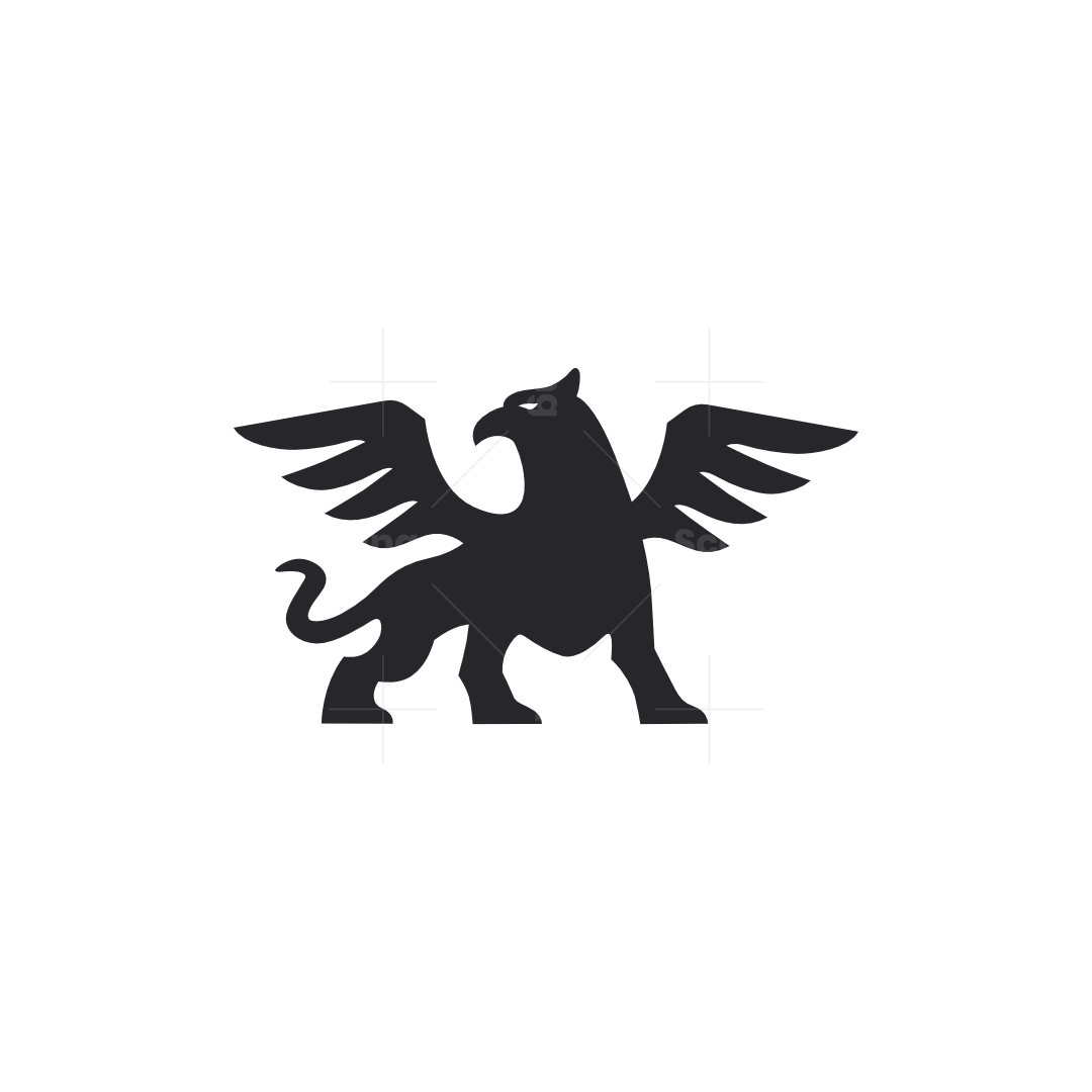 Griffin Beautiful winged beast logo | Scalebranding