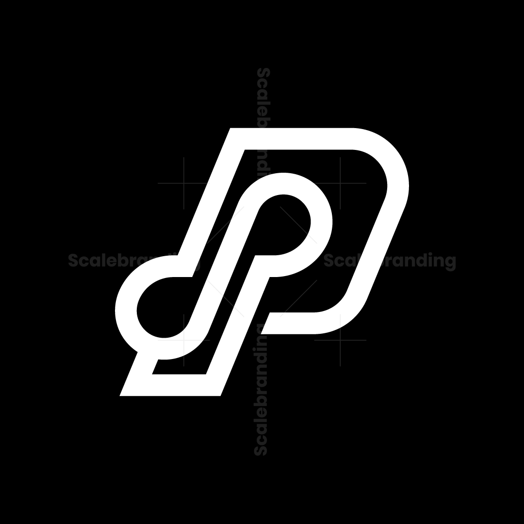 Minimalist Letter P Infinity Logo | Scalebranding