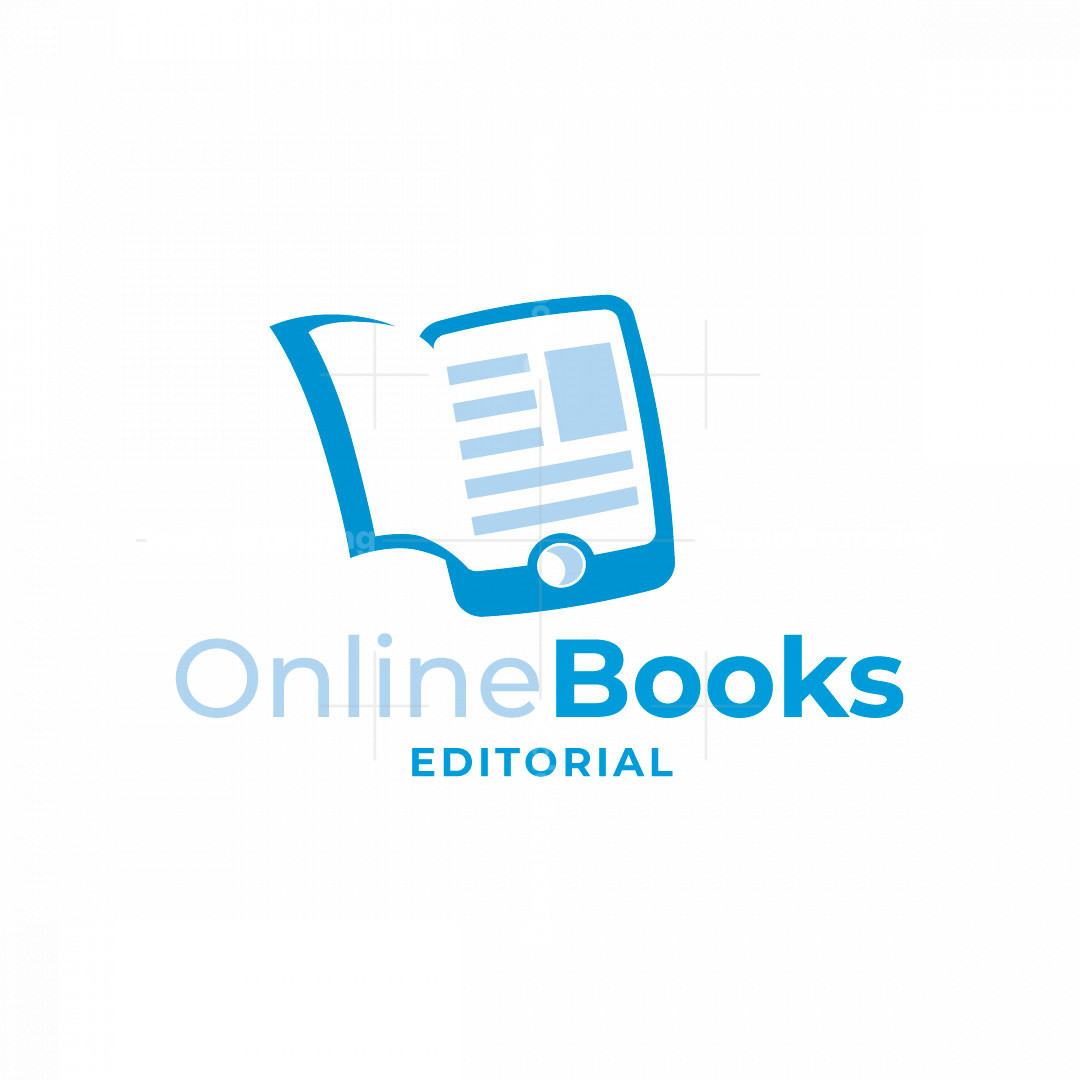 Online Books Education Publishing Logo | Scalebranding
