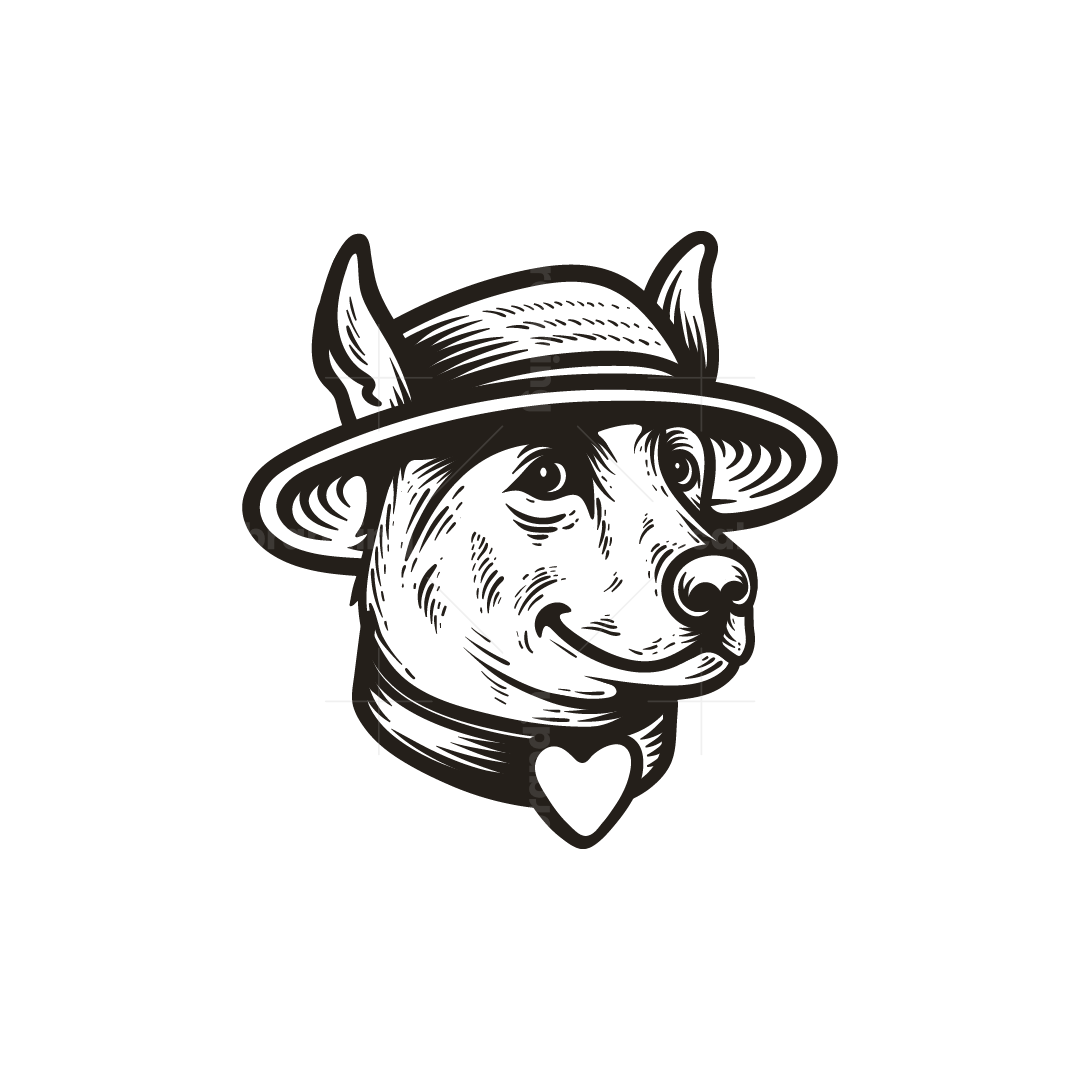 Classic style farmer dog logo | Scalebranding