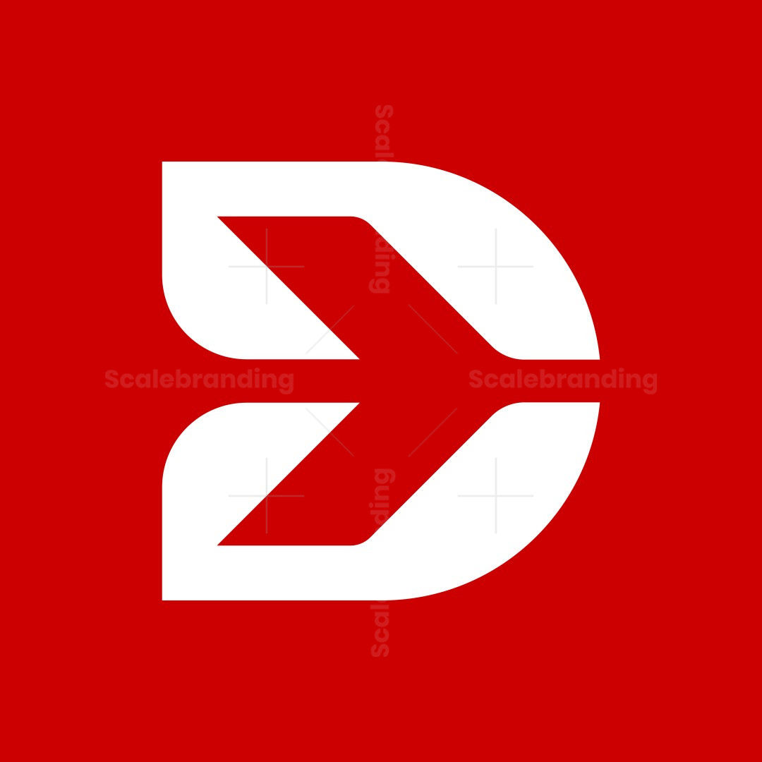 D Letter Plane Logo | Scalebranding