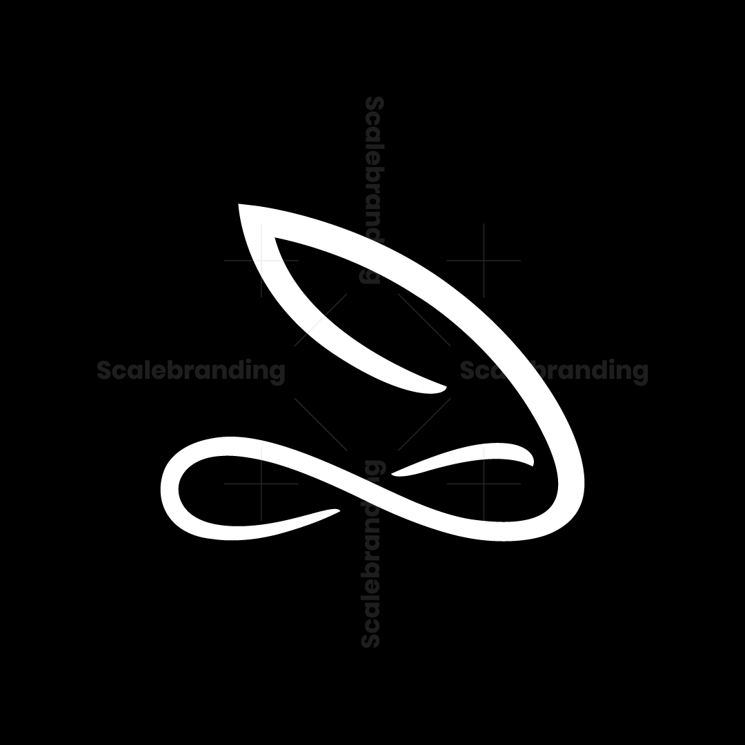Rabbit Head Logo Infinity Blue Rabbit Logo | Scalebranding