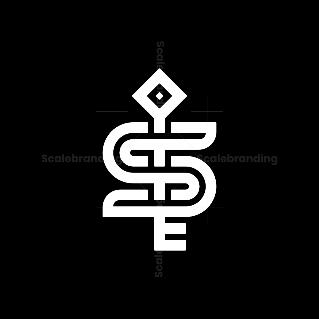 Monoline key letter S logo | Scalebranding
