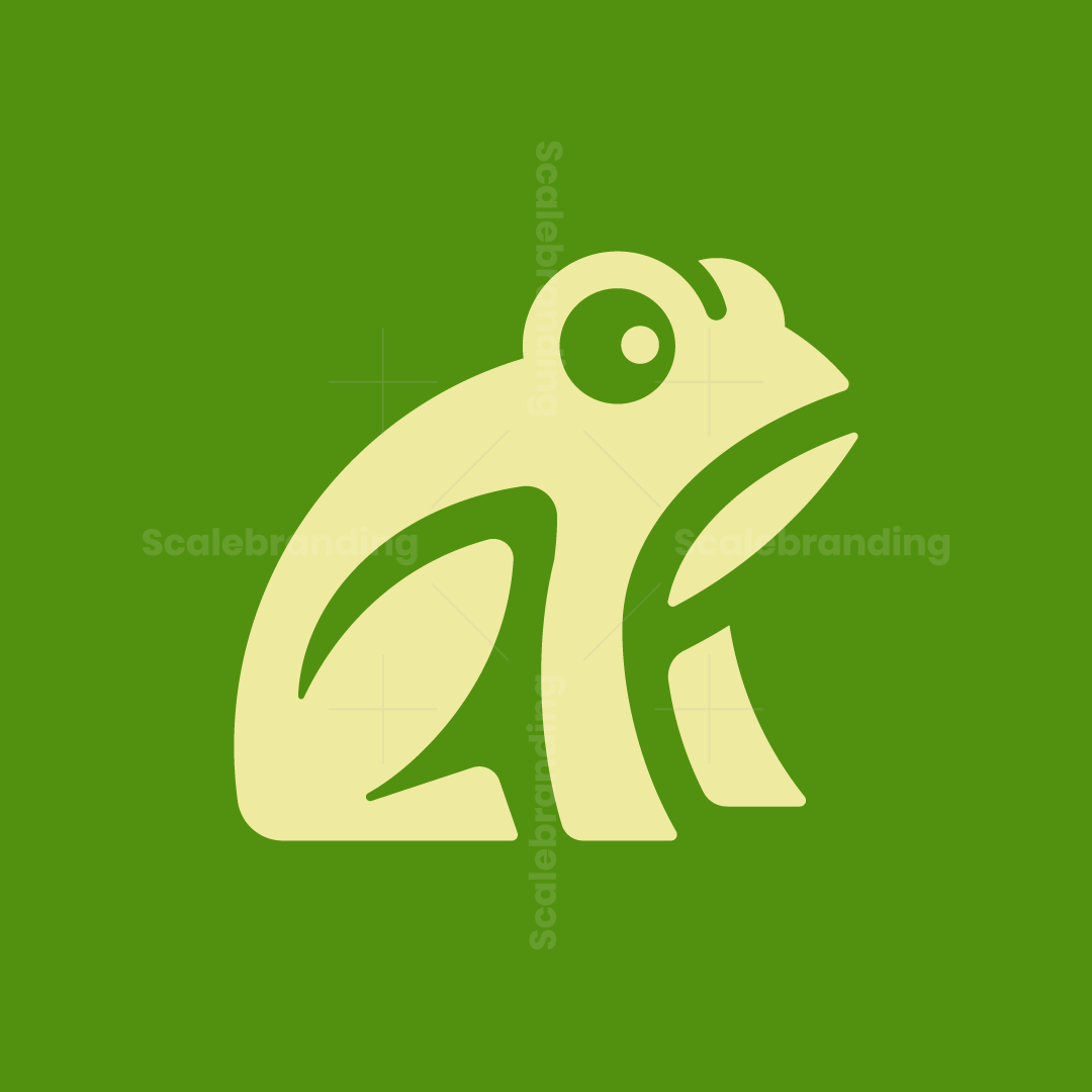 Minimalist Frog with Natural Feel logo | Scalebranding