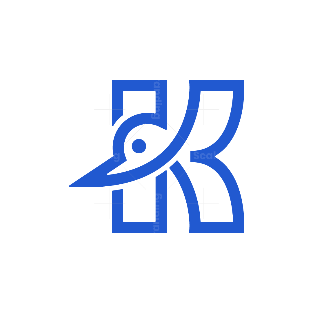 Letter K Colibri Bird Logo | Scalebranding