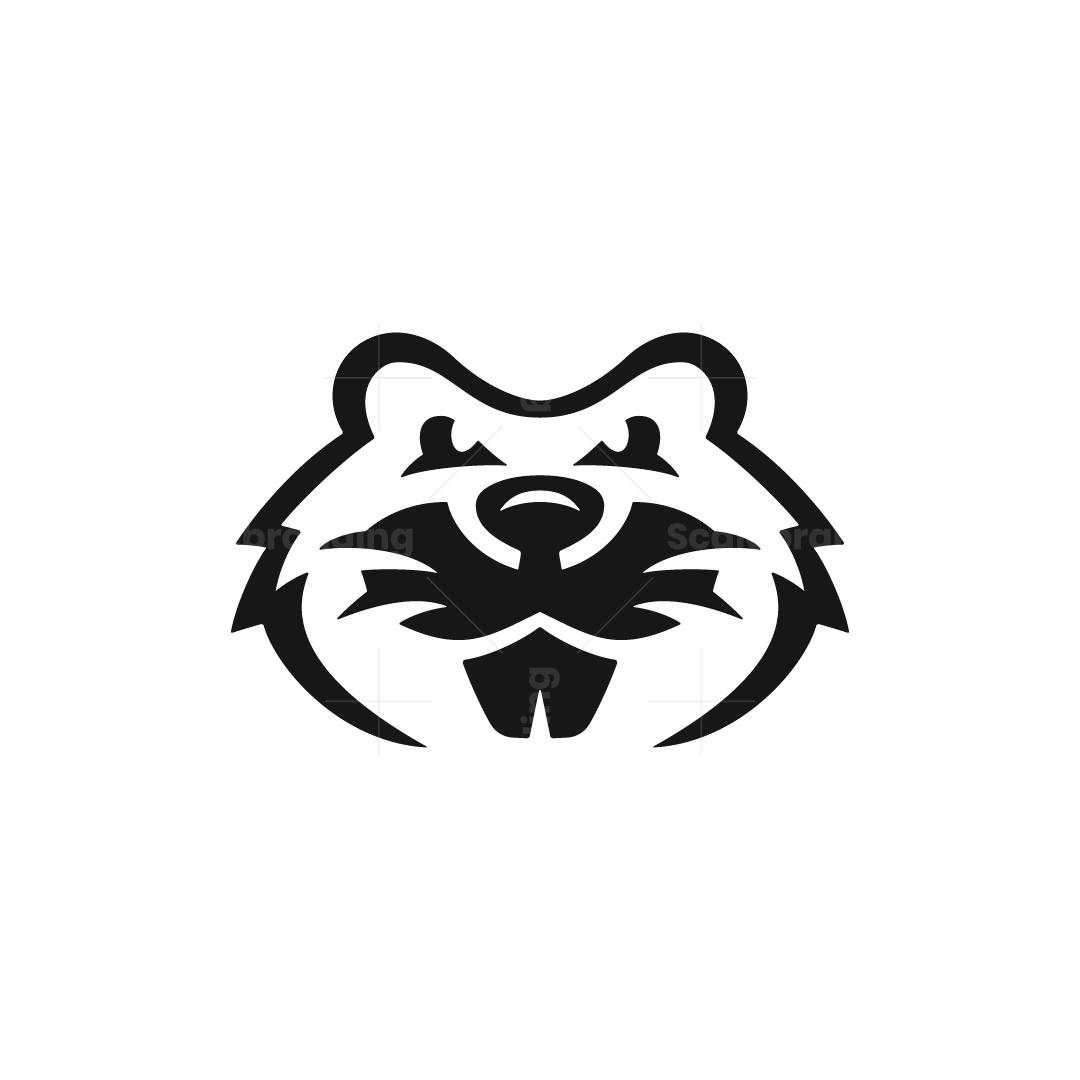 Simple Beaver Face Logo Concept | Scalebranding