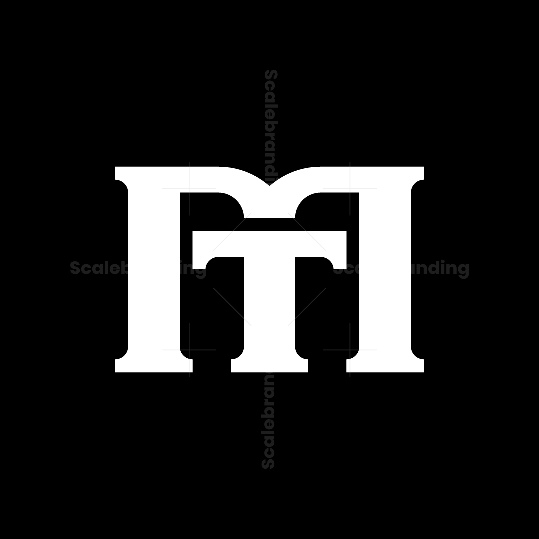 Letters MT or TM Monogram Logo | Scalebranding