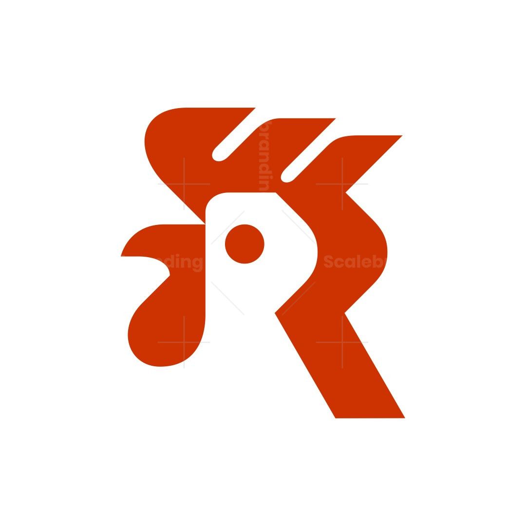 Letter R Rooster Logo | Scalebranding