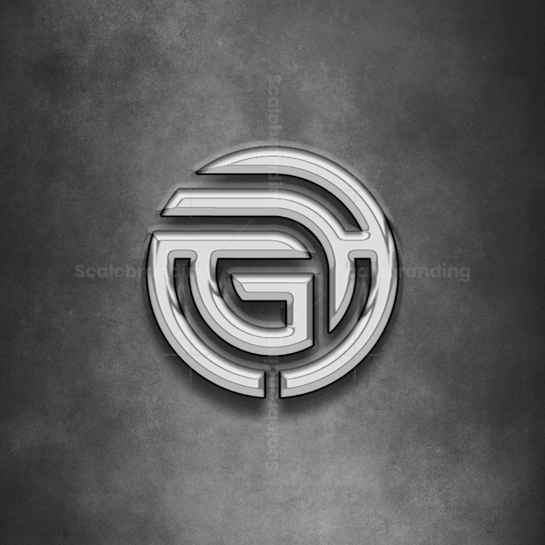 GH Circle Monogram Logo Design | Scalebranding