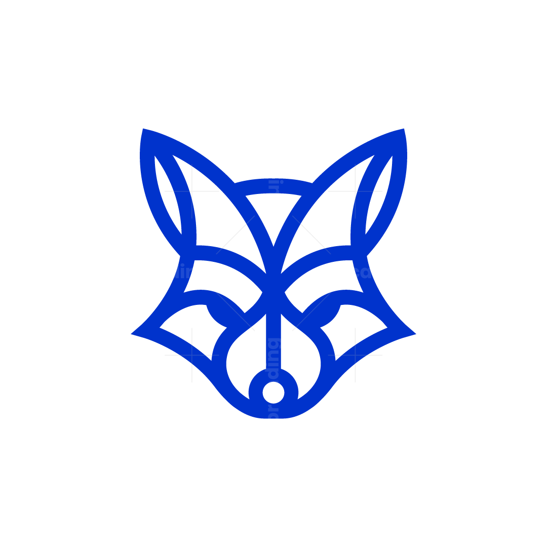 Cool Golden Fox Logo Cute Fox Head Logo | Scalebranding