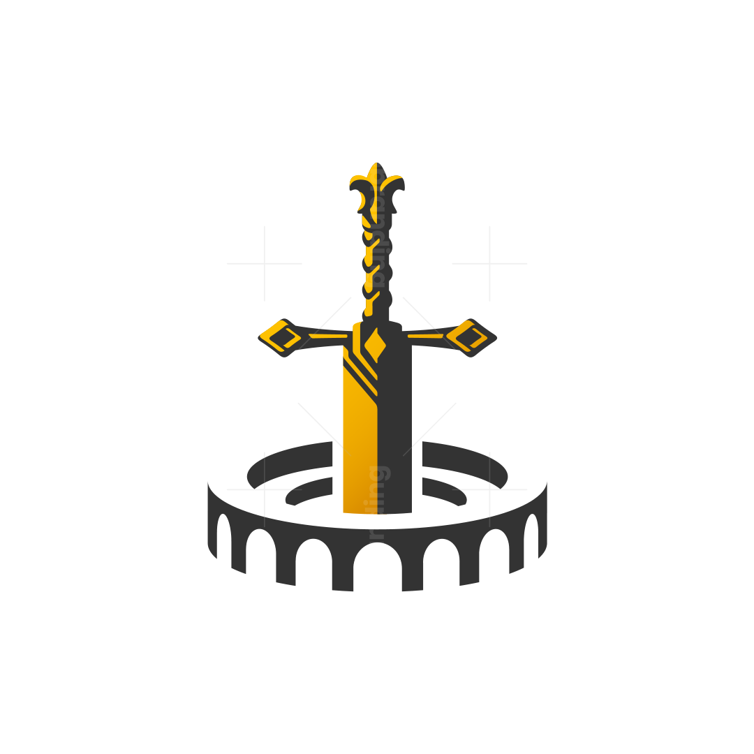 Knights Arena Medieval Sword Logo | Scalebranding