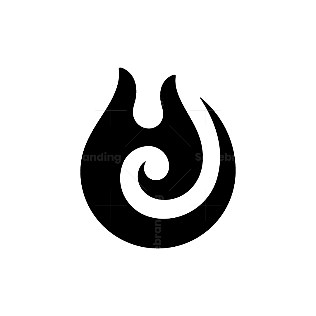 Letter H Swirl Sea Wave logo | Scalebranding