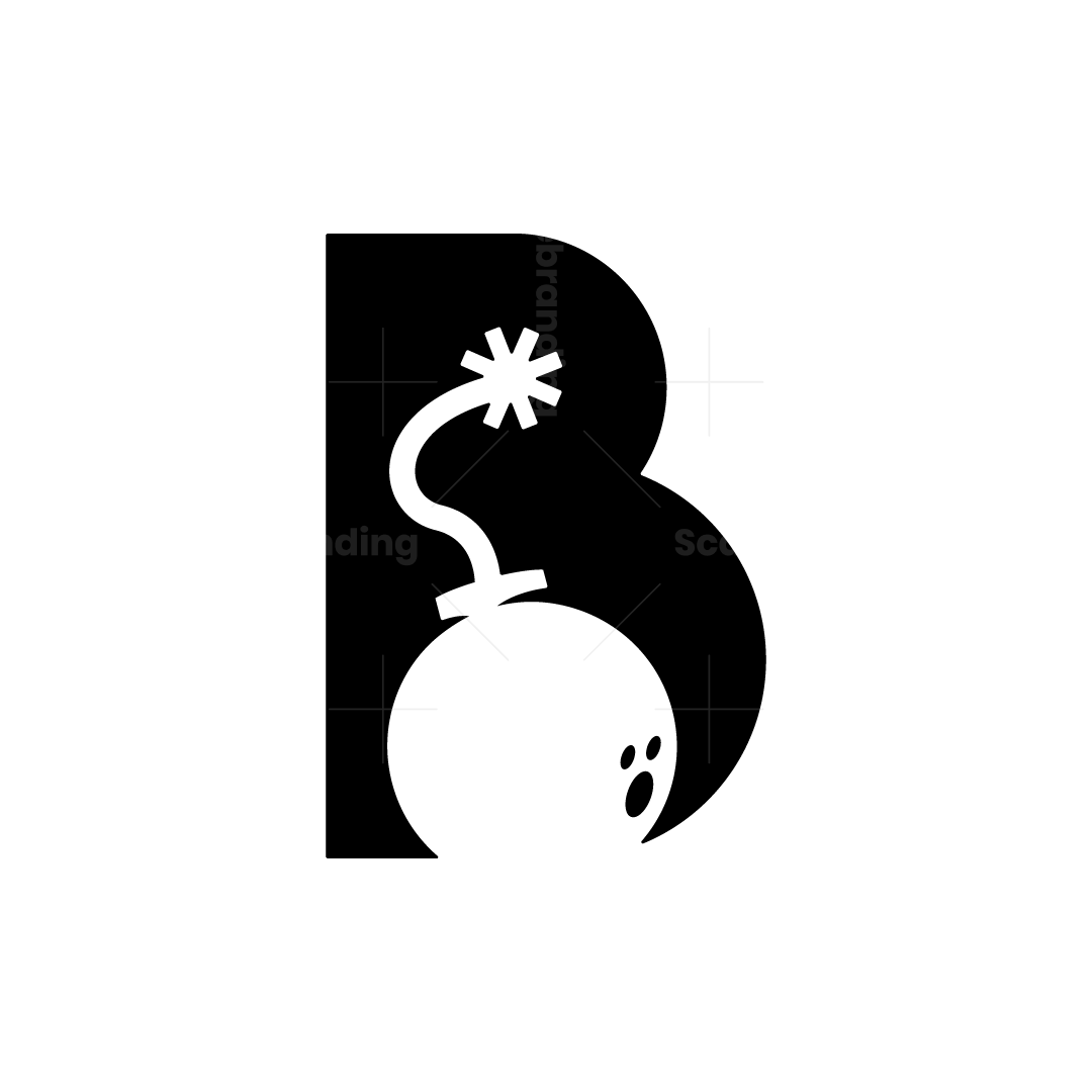 Bold Letter B Bomb Logo | Scalebranding