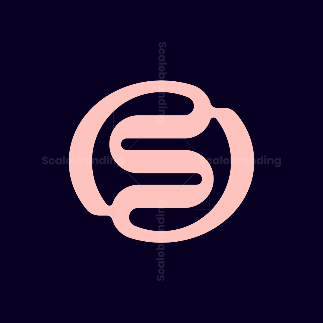 S Circular Rounded Logo Design | Scalebranding