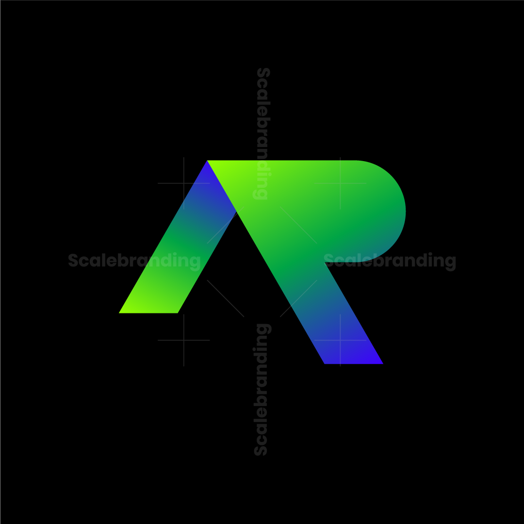 R Gradient Logo | Scalebranding