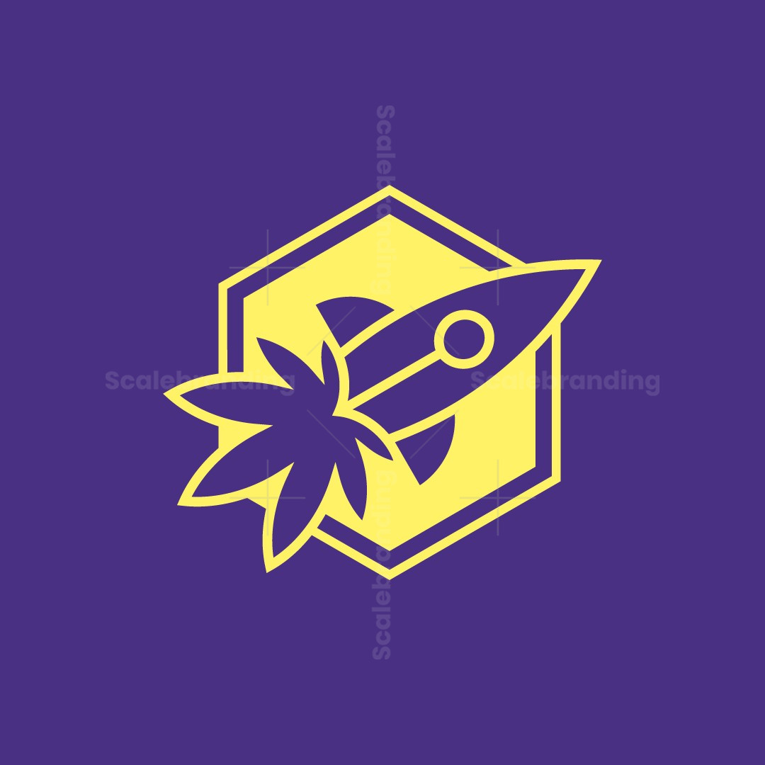 Cannabis Rocket Logo | Scalebranding