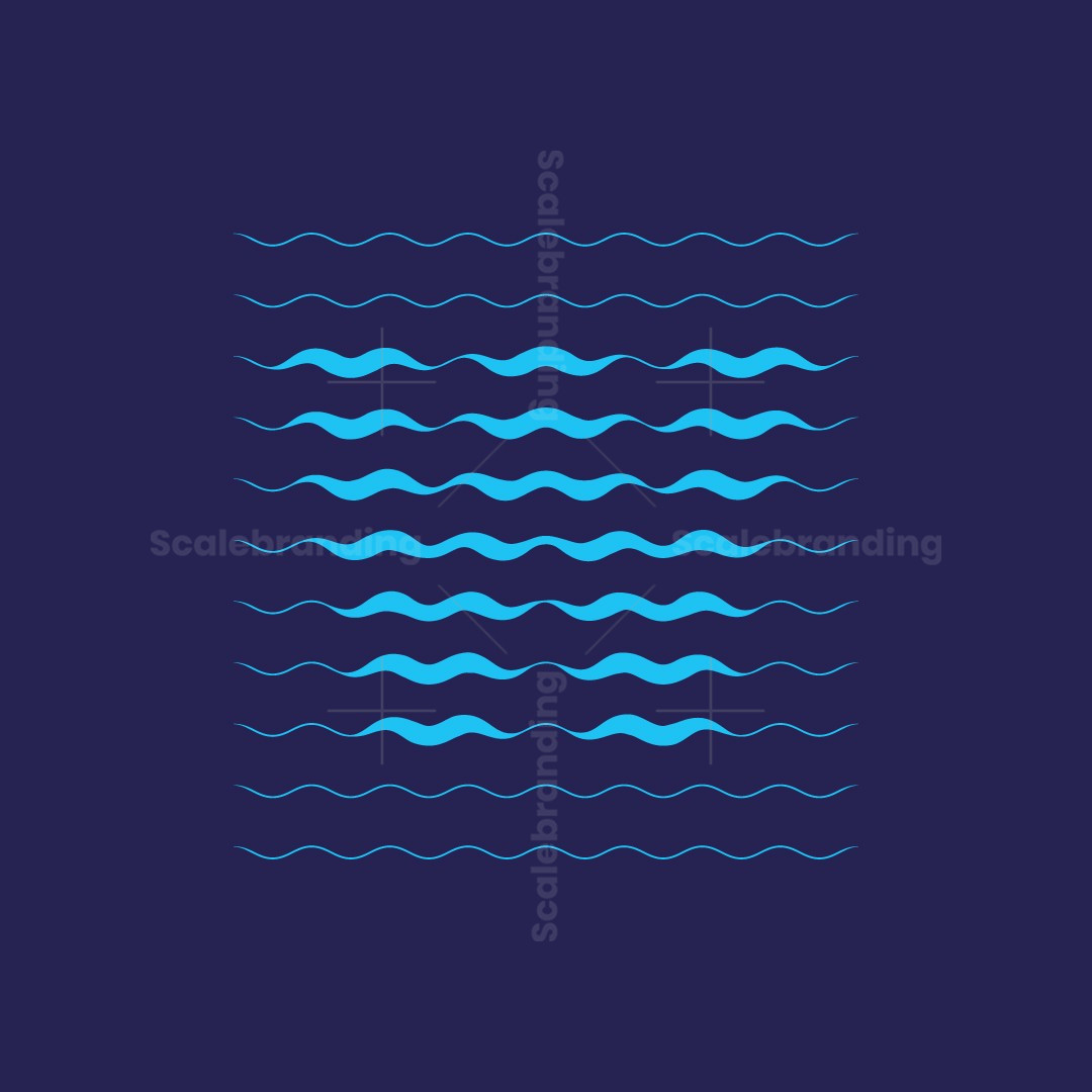 Wavy Letter W Or M Logo | Scalebranding