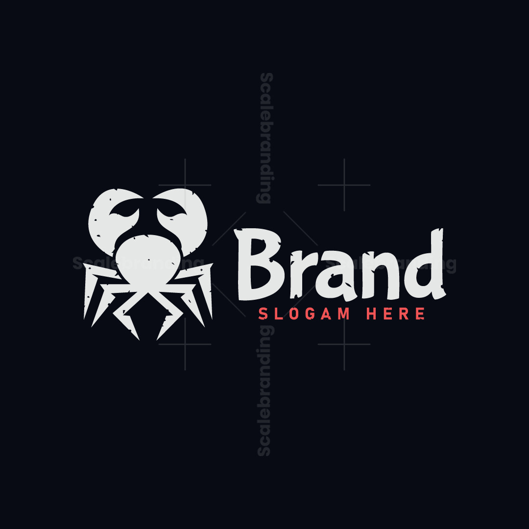 Grunge crab logo | Scalebranding