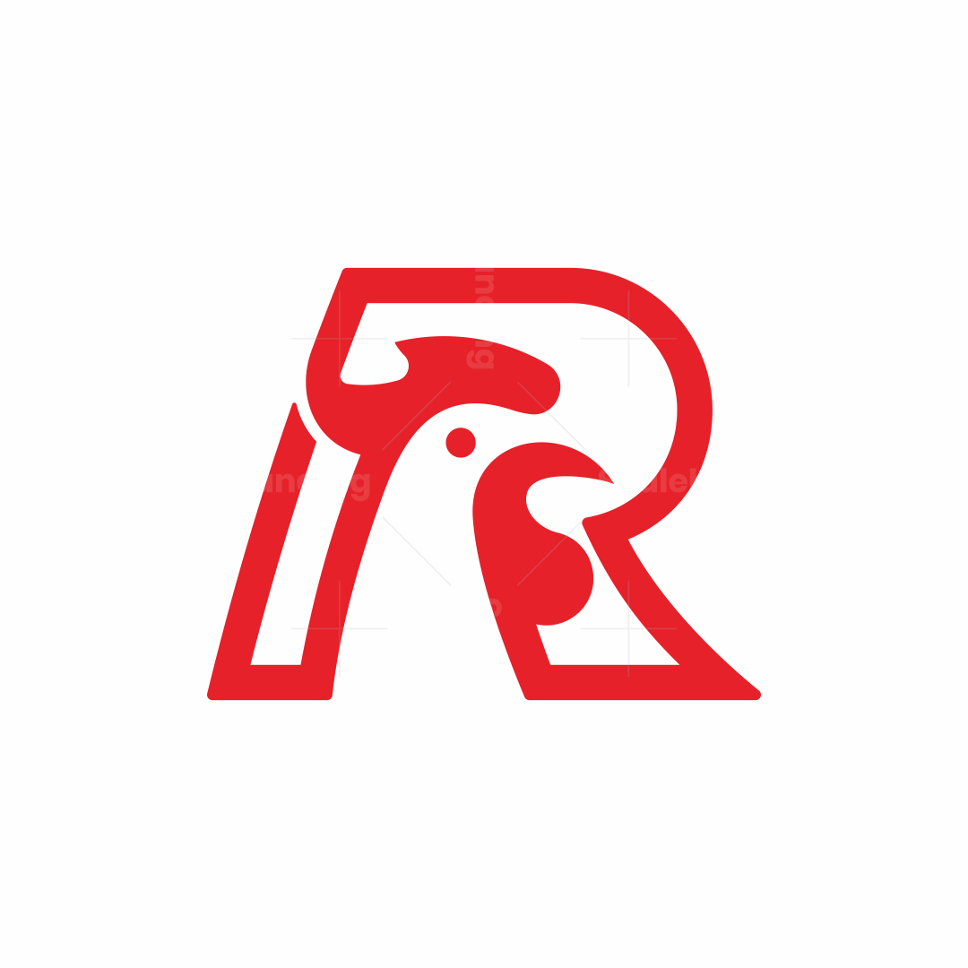 Letter R Rooster Logo | Scalebranding