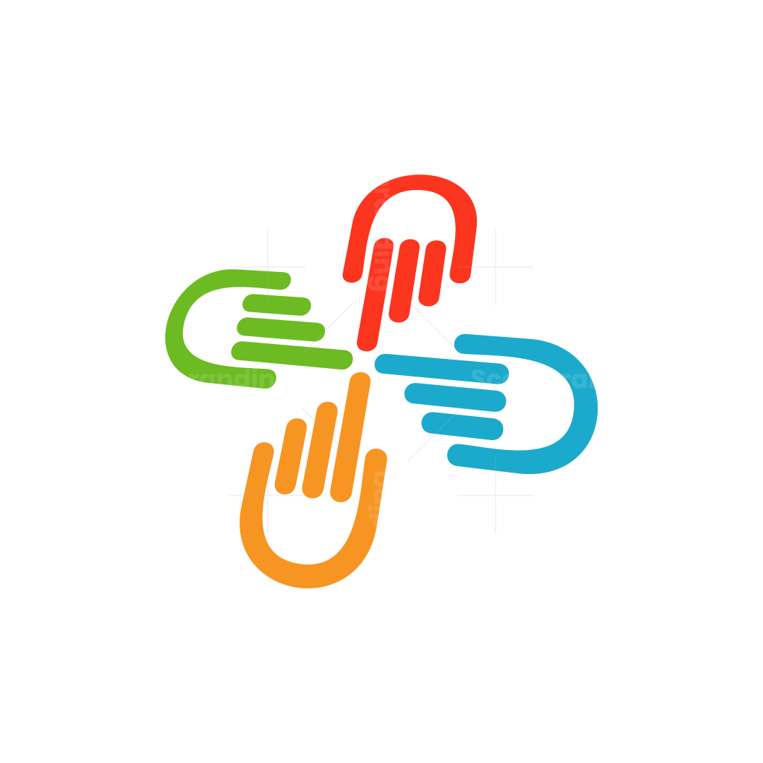 Hand Meeting Point Foundation logo | Scalebranding