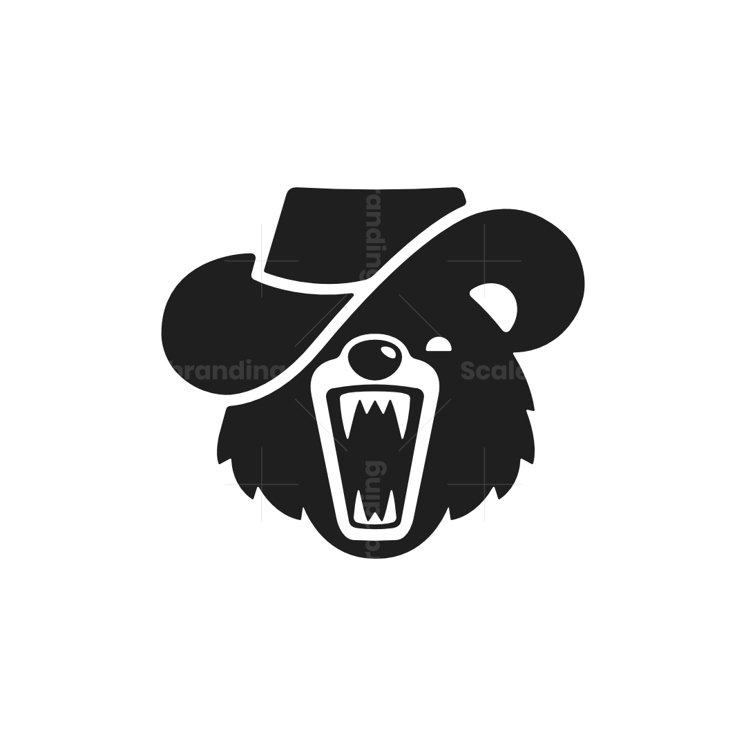 Angry bear cowboy logo | Scalebranding