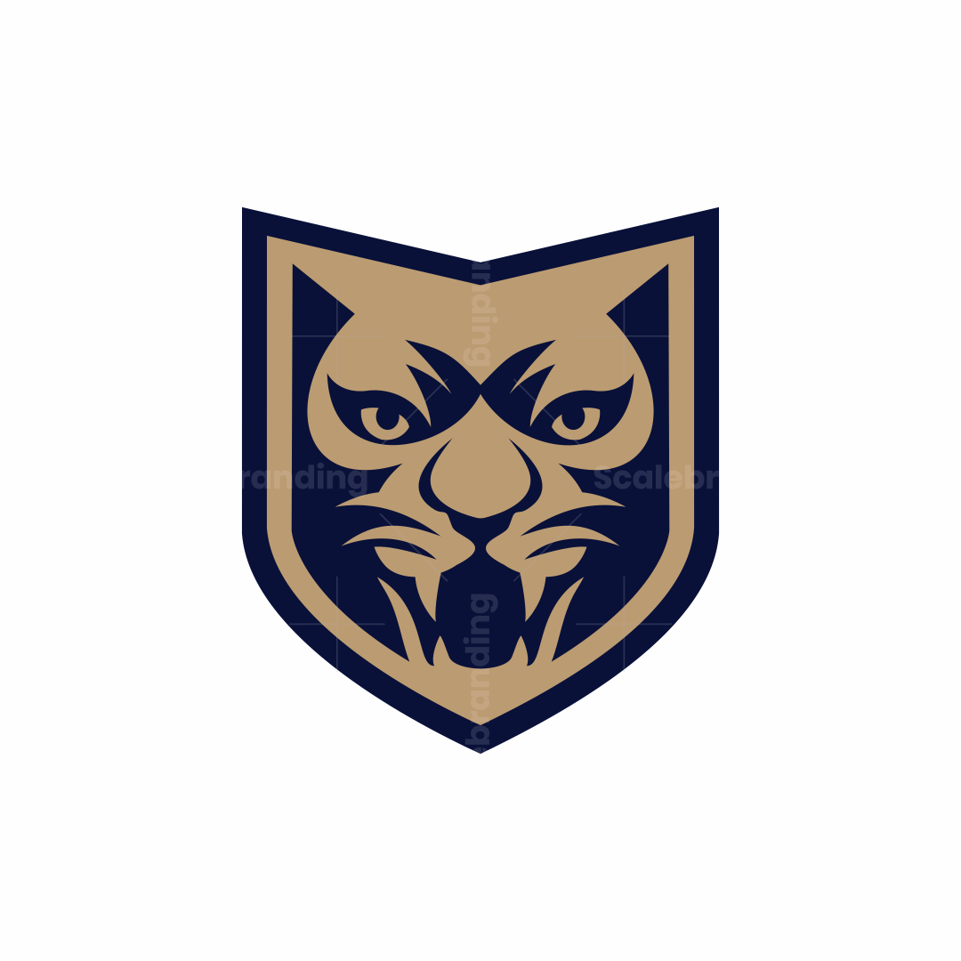 Panther Shield Elegant Simple Logo | Scalebranding
