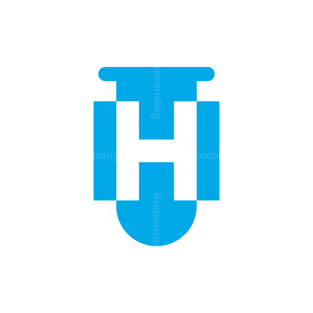 Letter H Laboratory With A Simple Look logo | Scalebranding